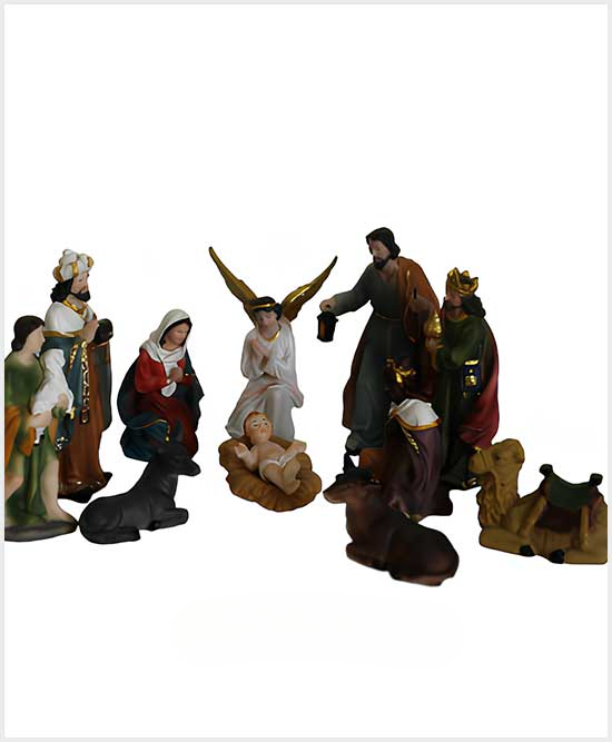 Nativity 5″ Full Set, Italian Finish – Santhom Global